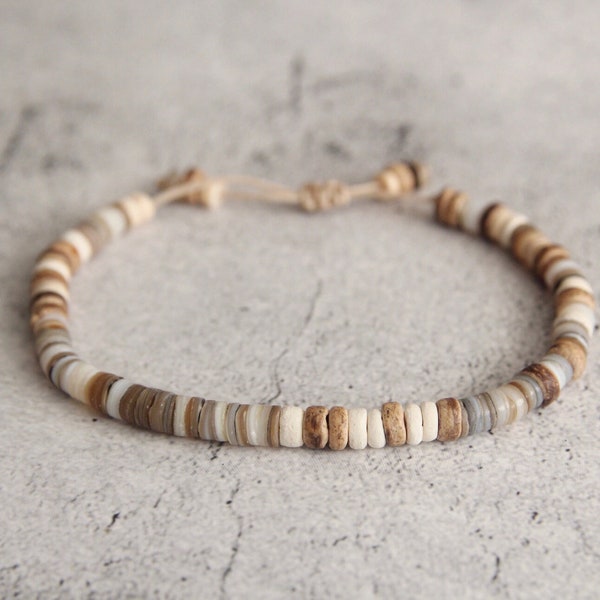 Shell Bead Bracelet - Etsy