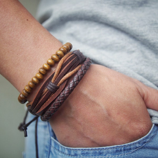 Mens Boho Bracelet - Etsy