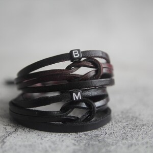 Personalized Matching Bracelets, Custom Initial Letter Bracelets ...