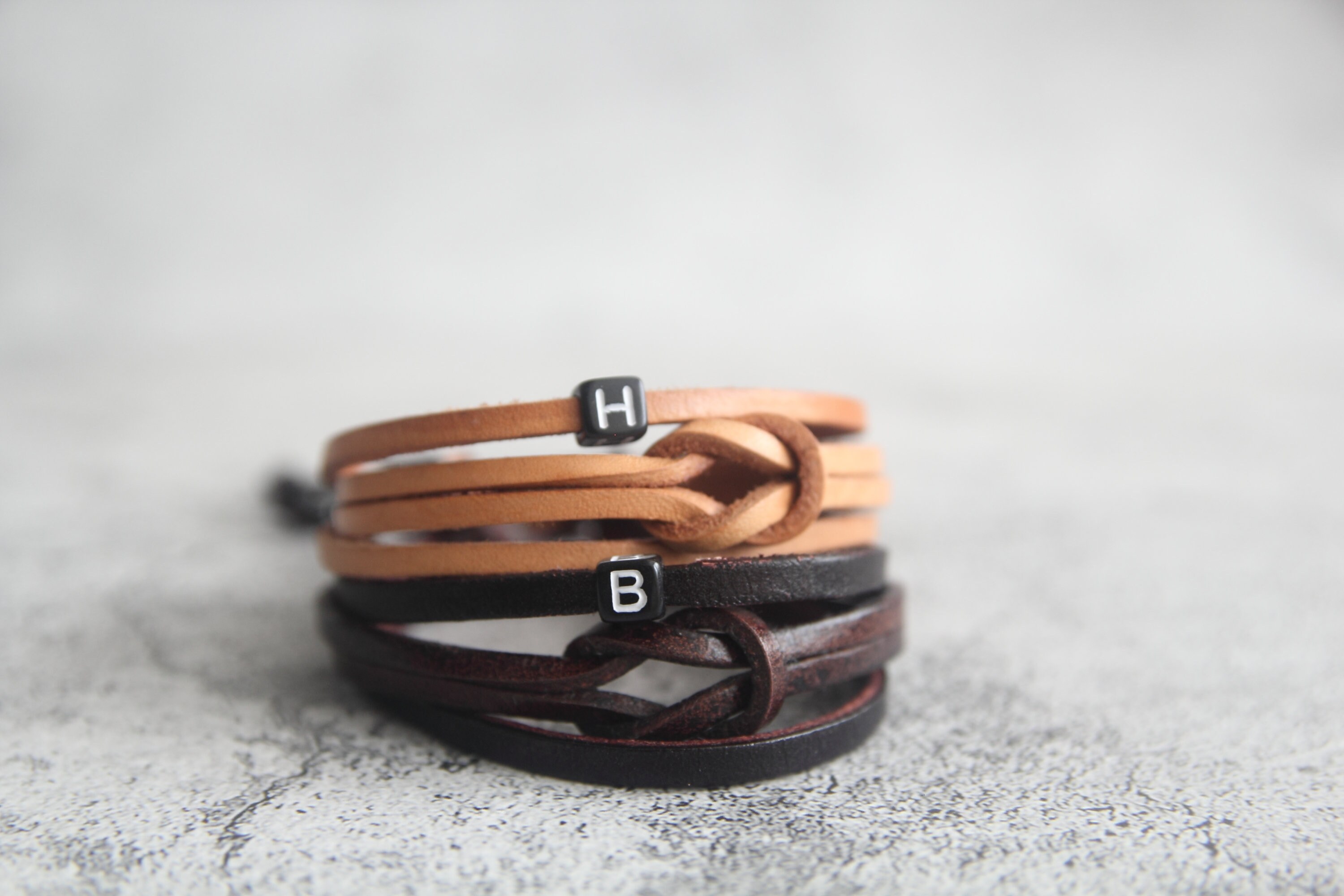 Personalized Matching Bracelets Custom Initial Letter | Etsy