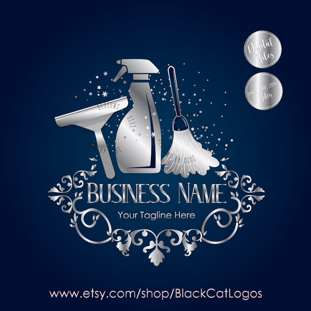 Cleaning Service Logo, Window Cleaning Logo Design, Housekeeping Logo ...