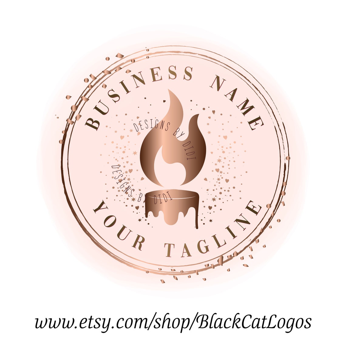 Candle Logo Design Candle Business Logo Candle Label Design - Etsy