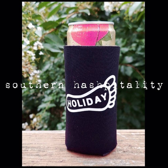 Hash Foot Skinny Can Coolers | Etsy