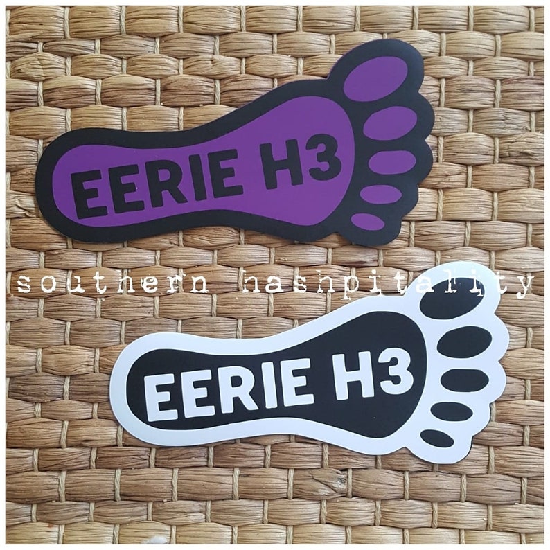 5 Inch Hash Foot Personalized Stickers | Etsy