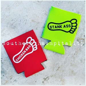 Hash Foot Can Coolers - Etsy