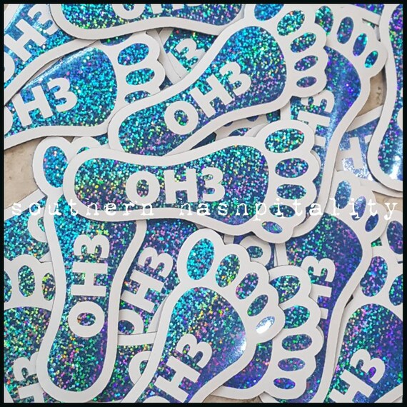 5 inch Hash Foot Personalized Magnets | Etsy