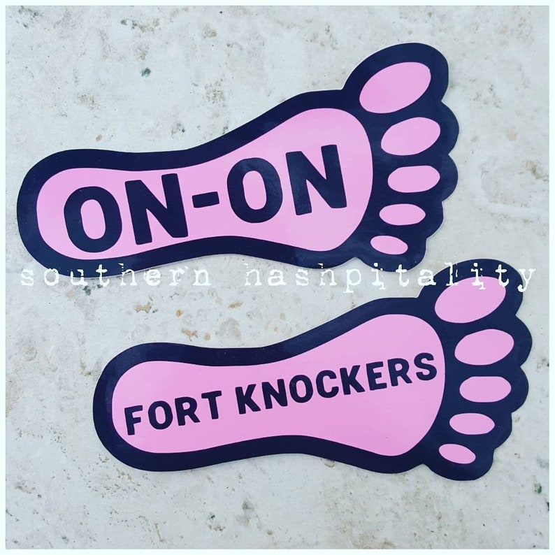 5 Inch Hash Foot Personalized Stickers | Etsy