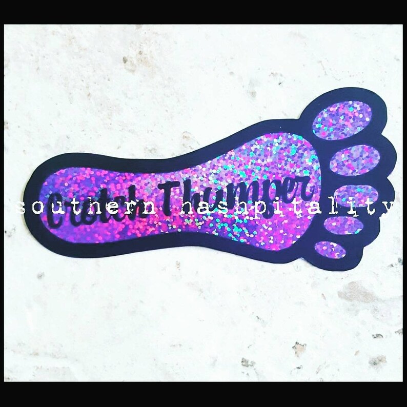 5 Inch Hash Foot Personalized Stickers | Etsy