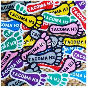 5 Inch Hash Foot Personalized Stickers - Etsy