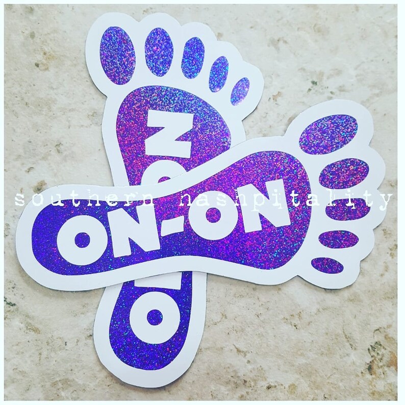 5 inch Hash Foot Personalized Stickers | Etsy