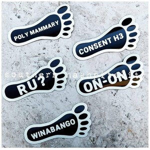 5 Inch Hash Foot Personalized Magnets - Etsy