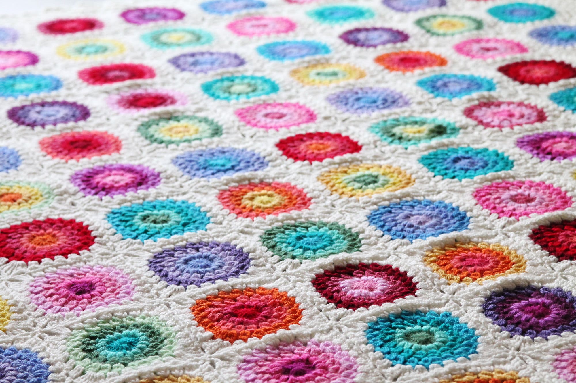 Colour Wheel Crochet Blanket Pattern – Rainbow Afghan (PDF Pattern) - Etsy