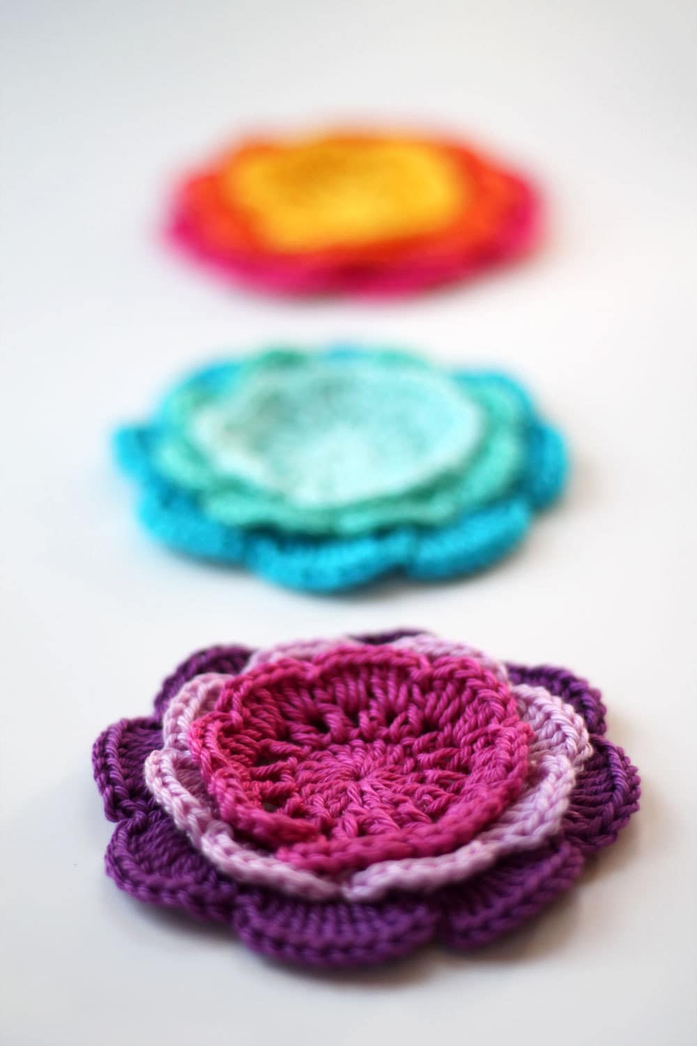 CROCHET PATTERN Flower Power Instant Download Colourful - Etsy