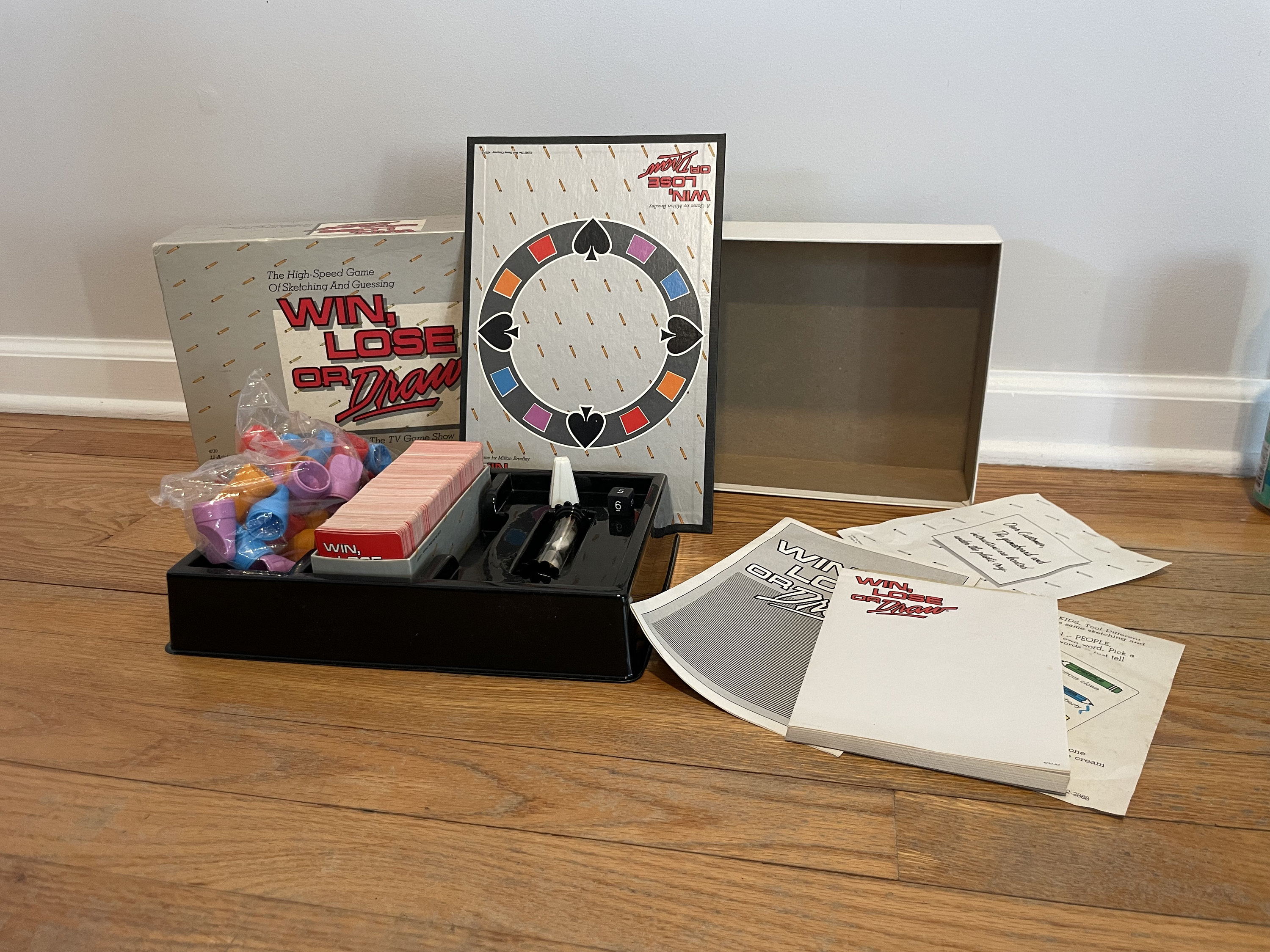 Vintage Win Lose or Draw Board Game Complete - Etsy