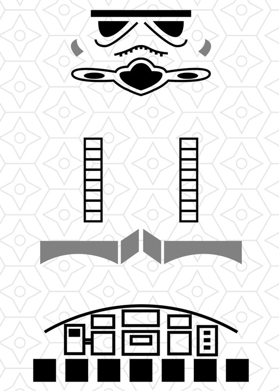 Lego Stormtrooper Stencil