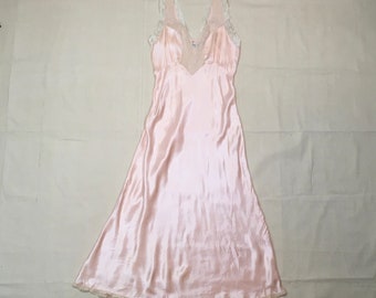 Vintage 1940's Lady Love Dusty Pink Lace Ny-ron Bur-mil - Etsy