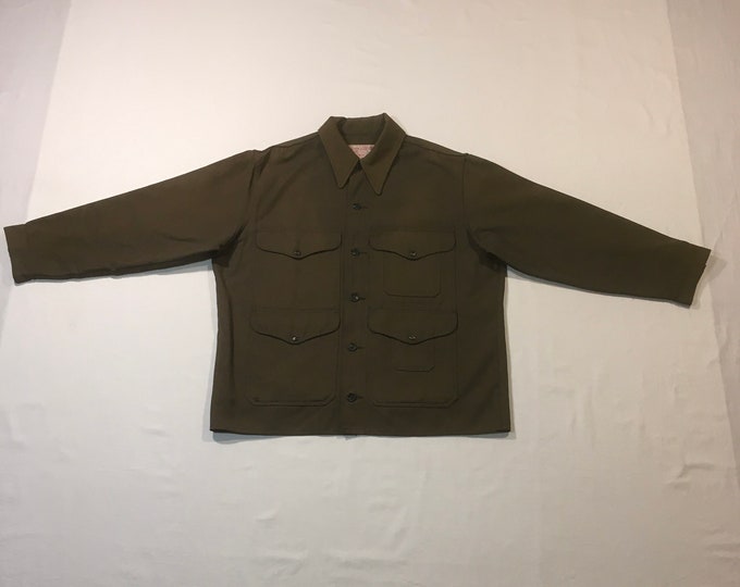 Vintage 70s Genuine Cc Filson Co Seattle Garment Forestry Cloth Cruiser ...
