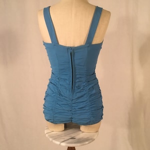 Vintage 50s Kerry Brooke Sea Stars Sears Roebuck Blue Bathing Suit ...