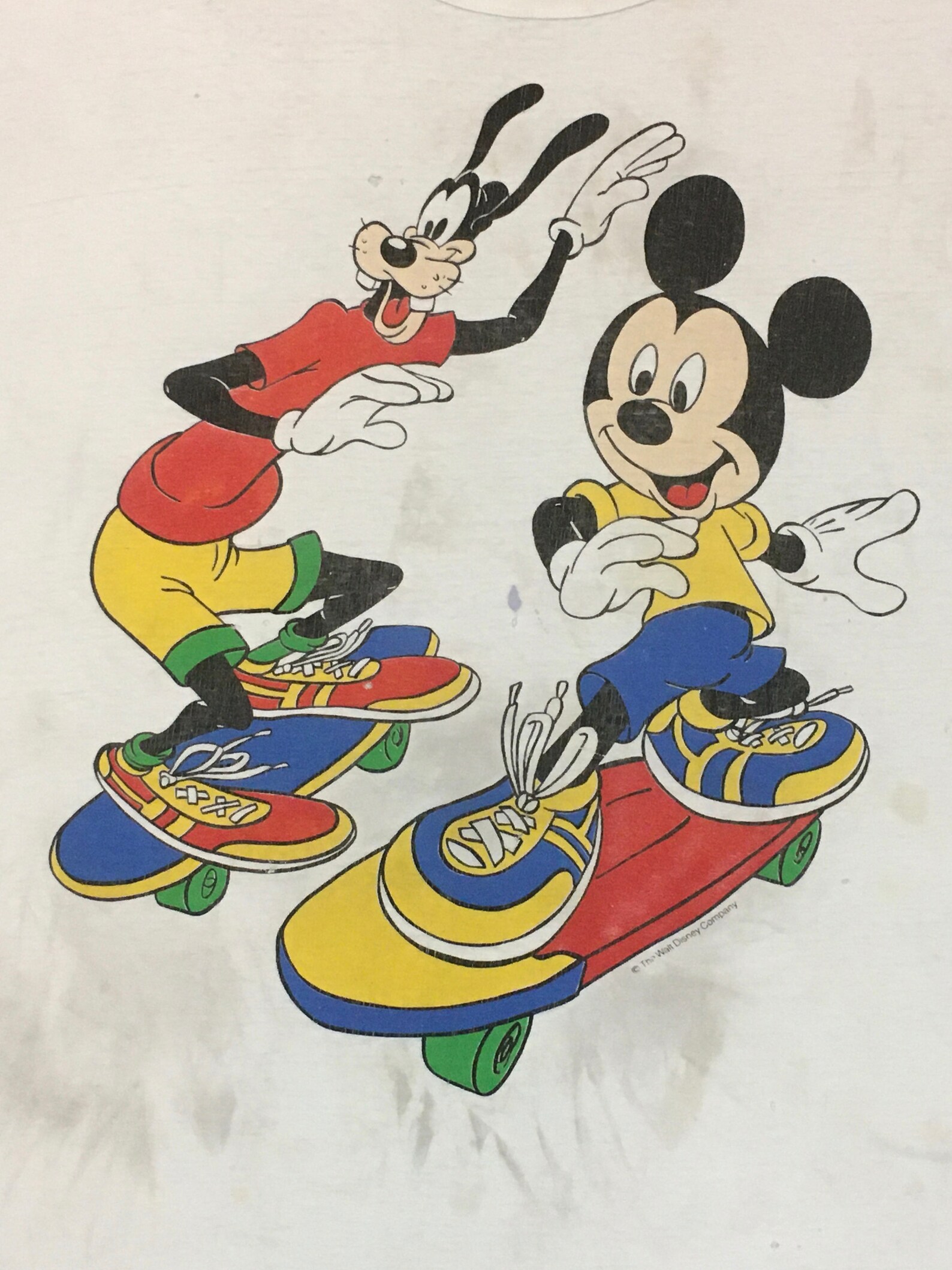 Vintage 90s walt Disney goofy Mickey Mouse skateboard skater | Etsy