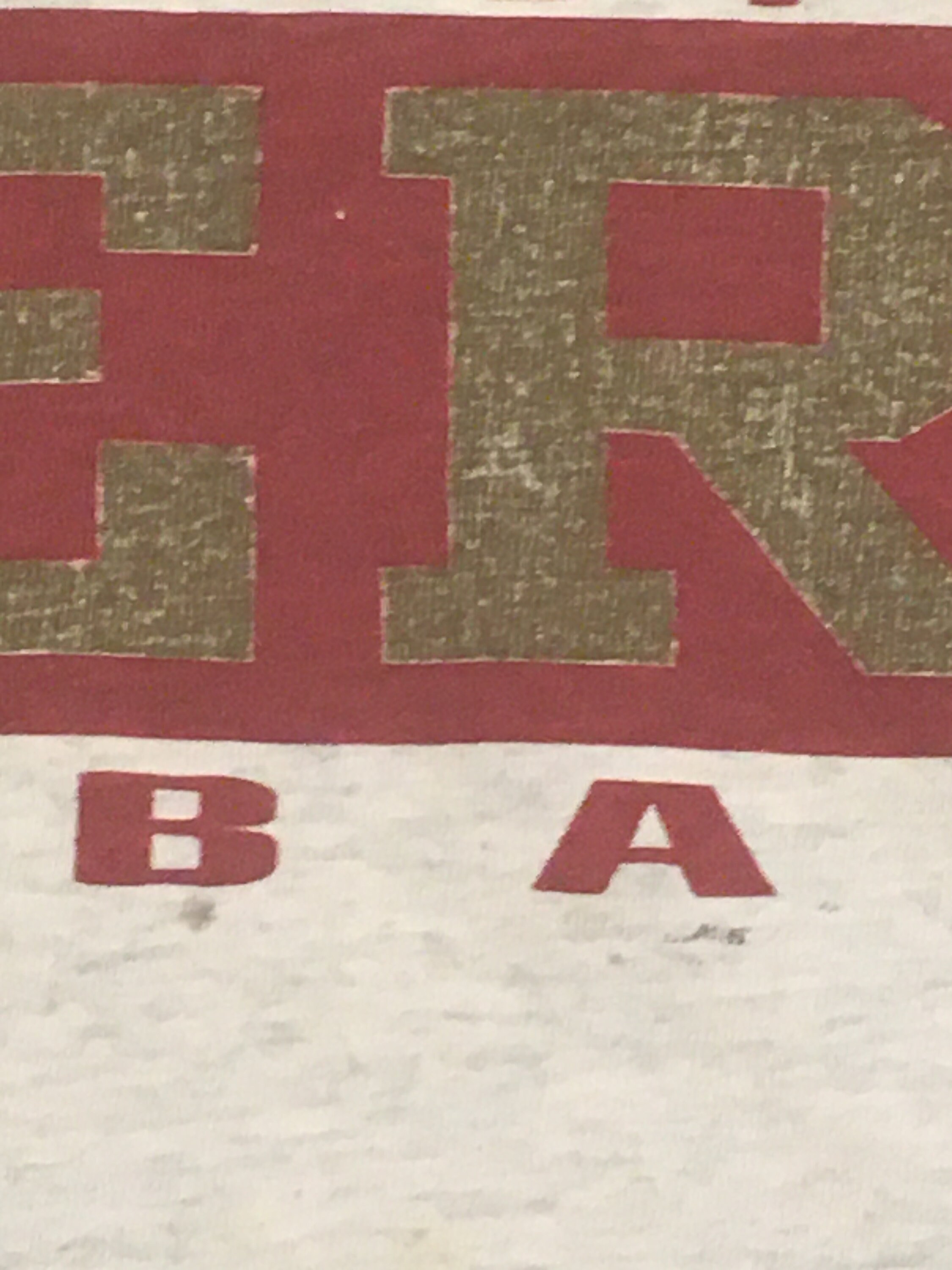 Vintage 90s 1996 SF San Francisco 49ers Football Nflp Light Gray T ...