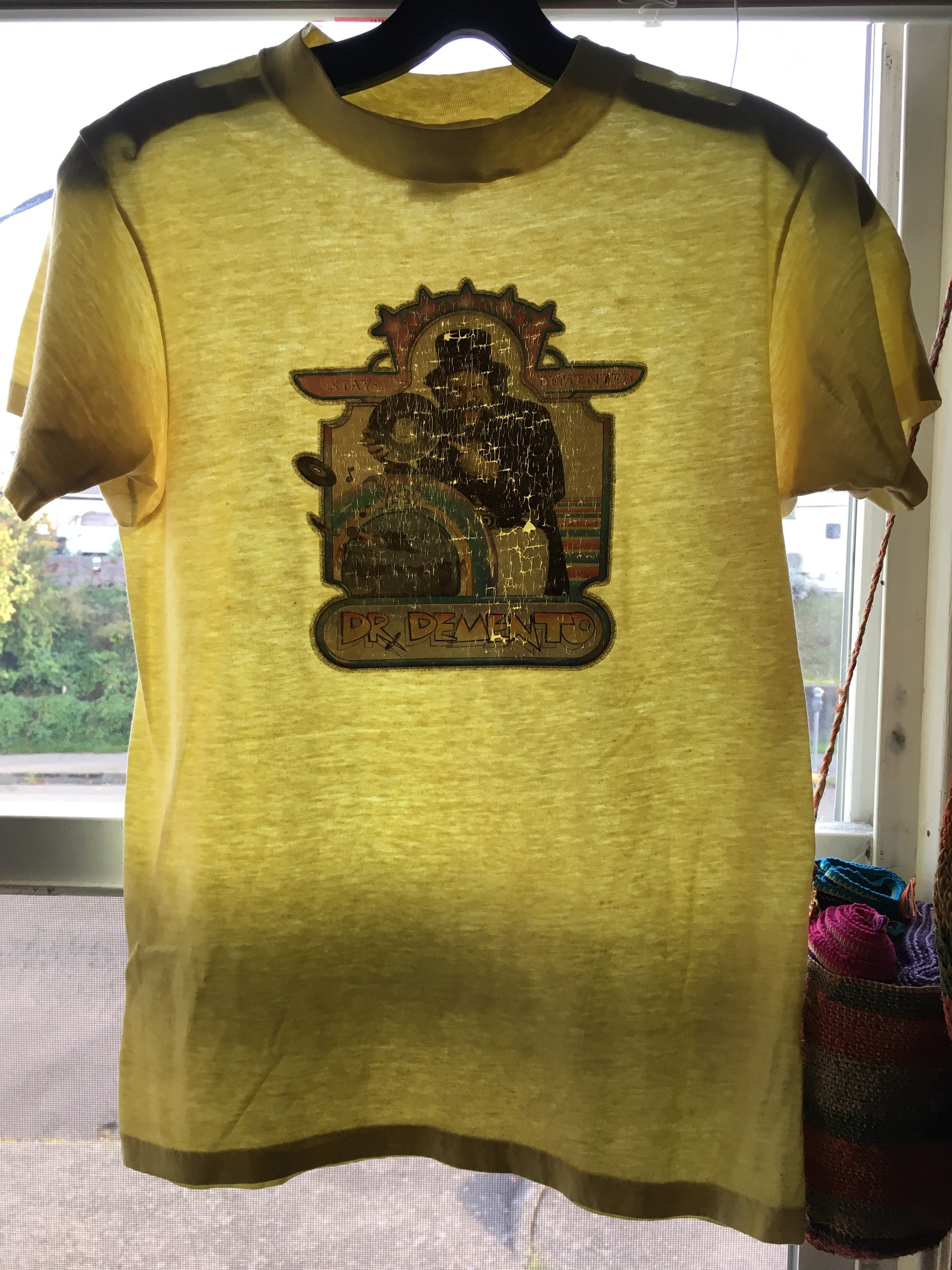 Vintage 80s dr demento stay demented radio dj personality iron | Etsy