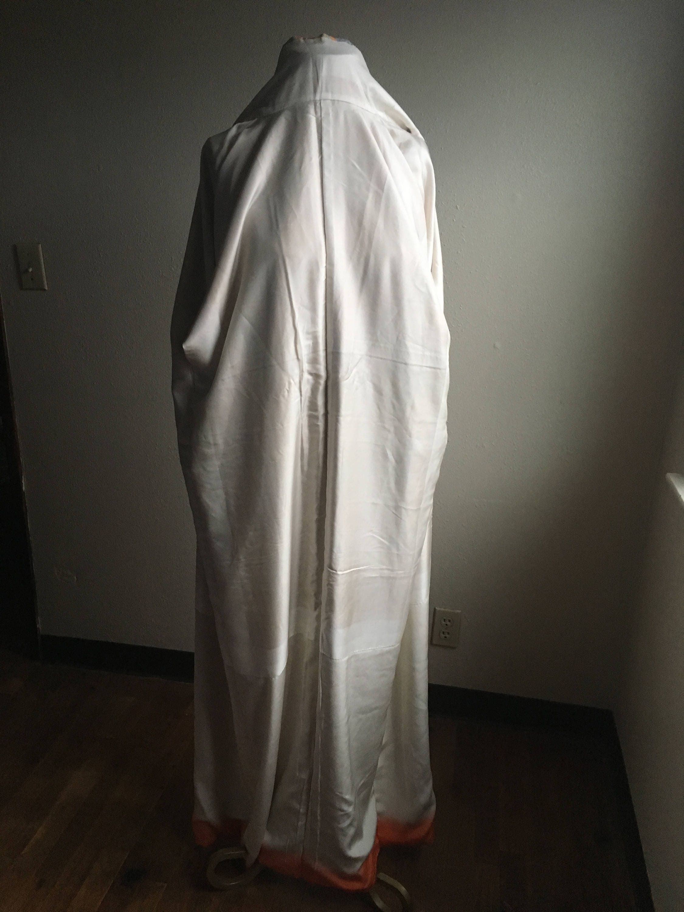 Vintage Traditional Japanese Kimono Robe Silk Butterfly Flower | Etsy