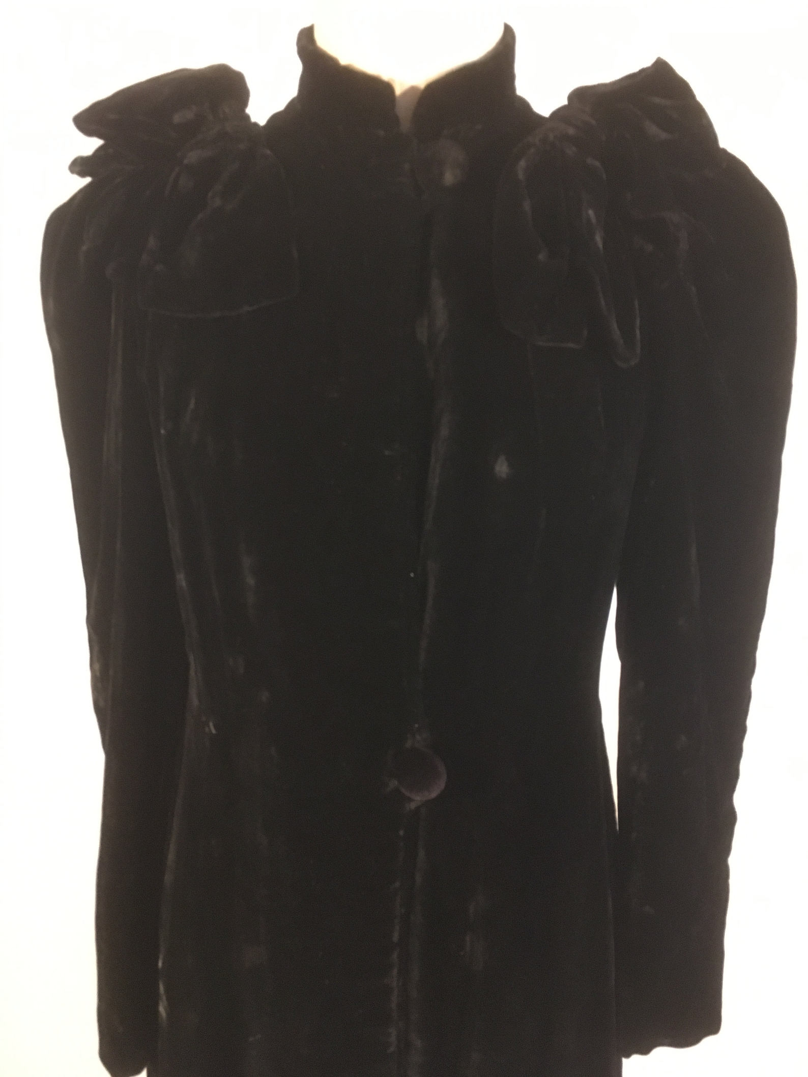 Vintage 30s Frederick Nelson Seattle Black Velvet Maxi Opera Coat - Etsy
