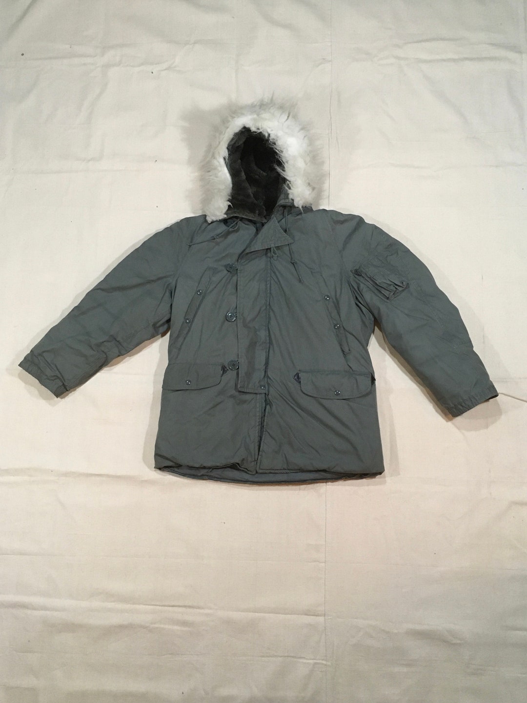 Vintage 70s USAF Type N-3B Extreme Cold Weather Parka Winter Jacket ...