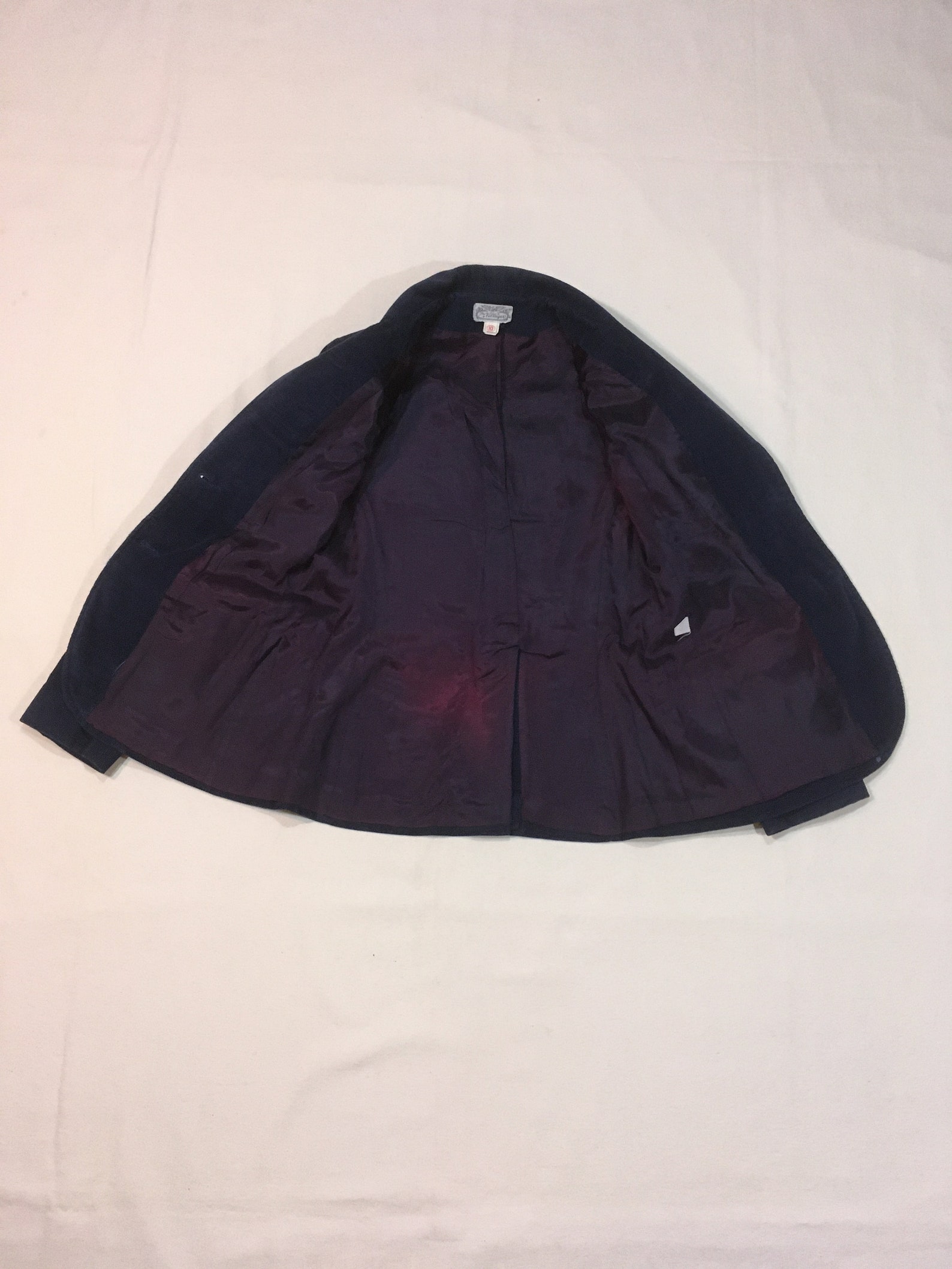 Vintage 70s Womens the Villager Dark Blue Corduroy Blazer - Etsy