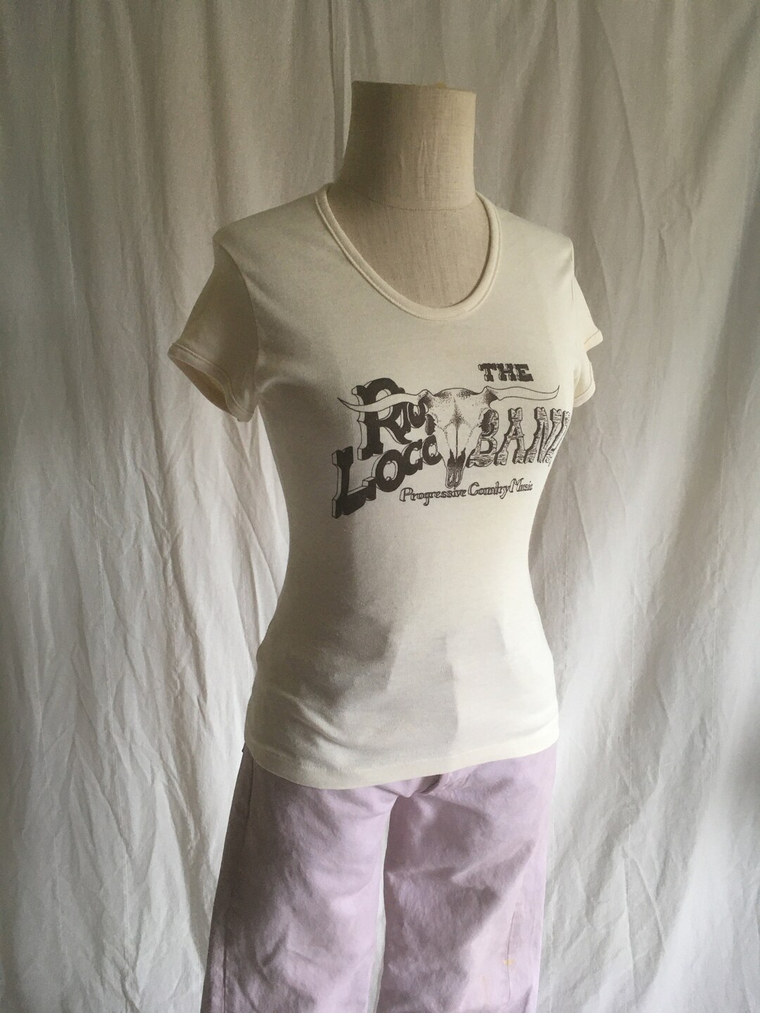 Vintage 70s the Rio Loco Band Progressive Country Music Baby Tee T ...