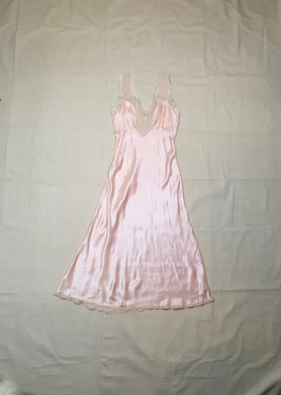 Vintage Radelle Lingerie Bias Cut Nightgown Small Med… - Gem