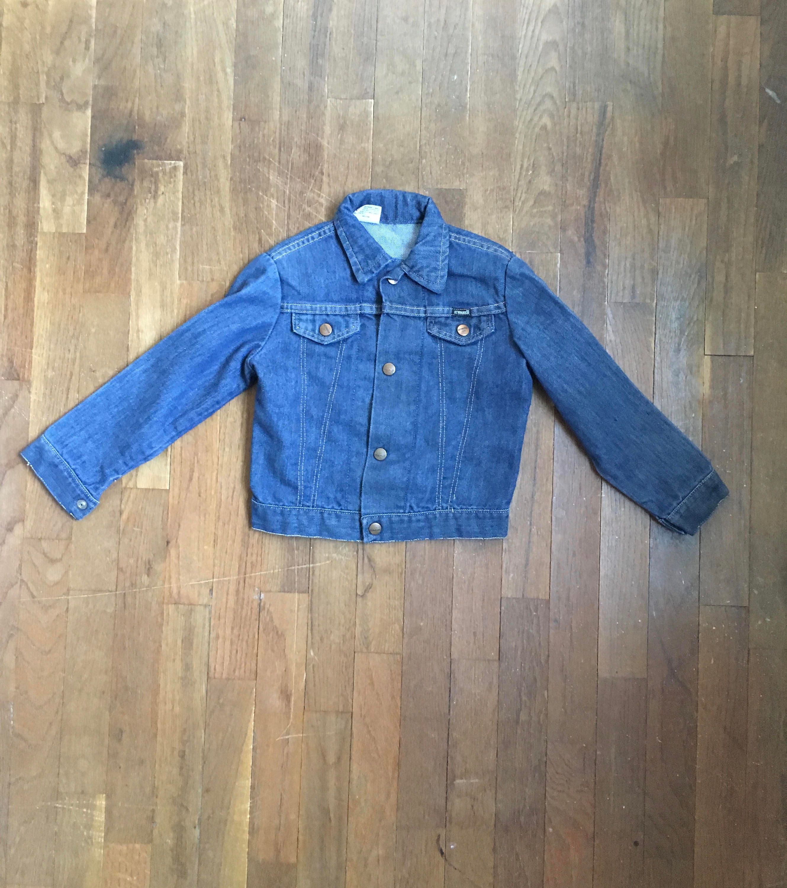 Vintage 50s Kids Lil Wrangler Selvedge Trucker Jacket - Etsy