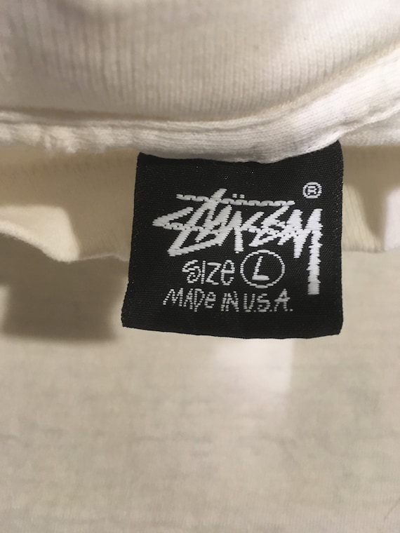 vintage 90s stussy knowledge is king skate street ss … - Gem
