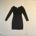 Vintage 70s Mellow Mail Black Nylon Spandex Bodycon Long Sleeve Scoop ...