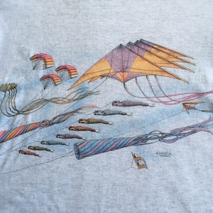 Vintage 90s Kite Capitol Usa Long Beach Washington San Segal Double ...