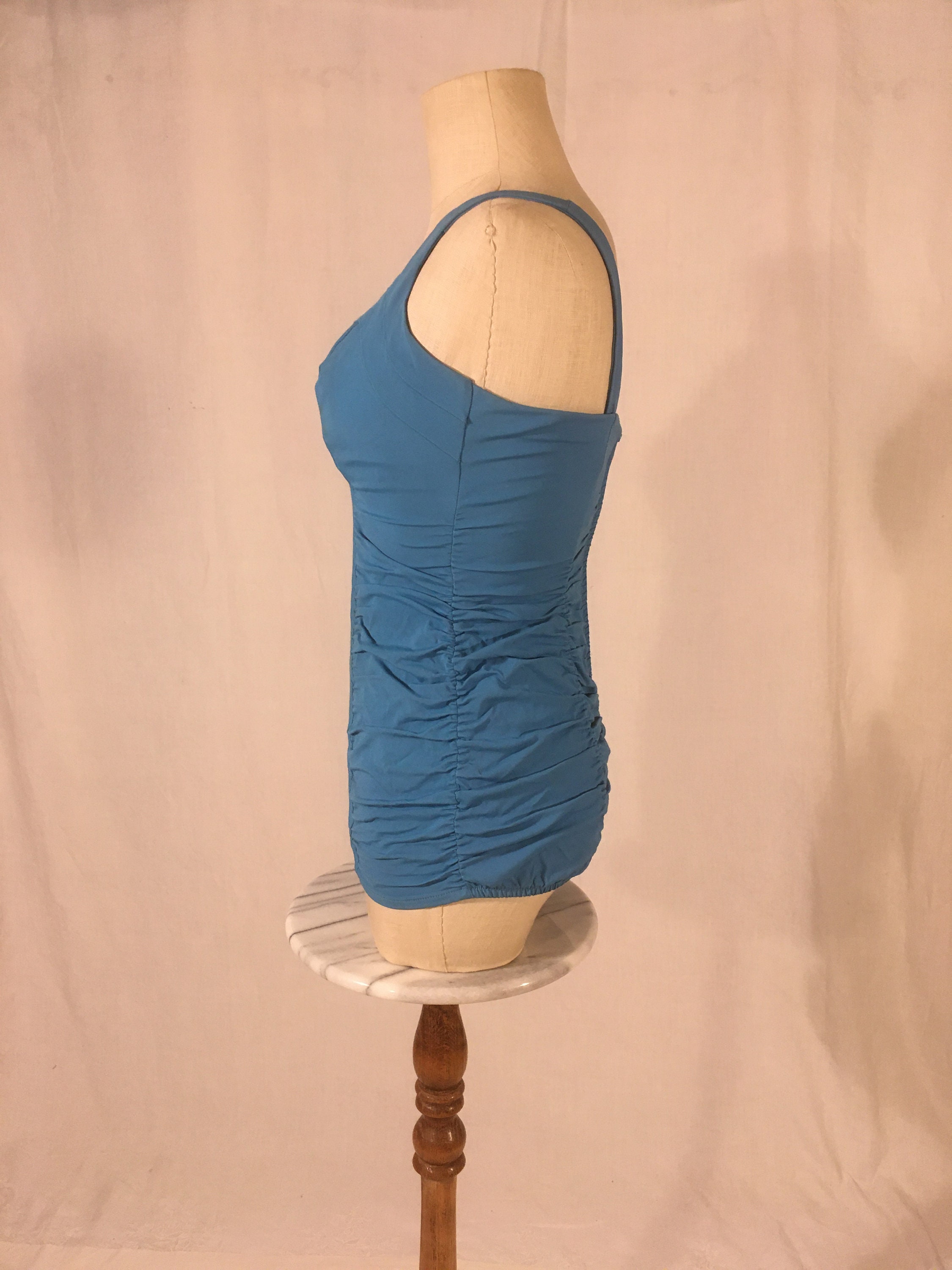 Vintage 50s Kerry Brooke Sea Stars Sears Roebuck Blue Bathing Suit ...