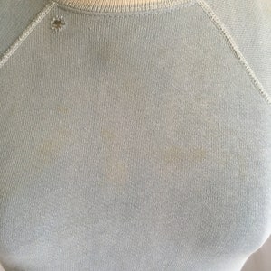 Vintage 60s Light Blue Raglan Short Sleeve Ringer Sweatshirt Youth Fit ...