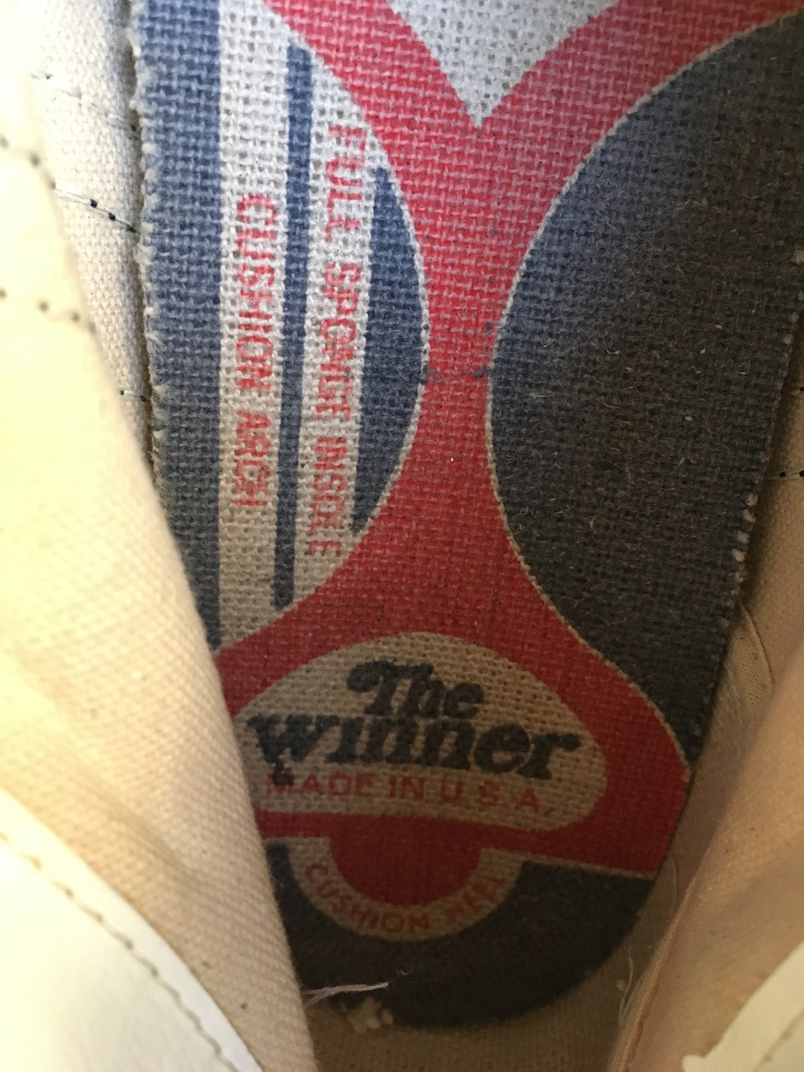 Vintage 70s Converse the Winner 3 Stripes Canvas Hi Top Sneakers Made ...