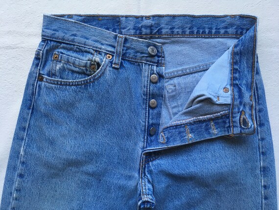 Vintage Levis 501 Made in Usa Blue Jeans 29 X 29 - Etsy Vintage Levis 501 Made in Usa Blue Jeans 29 X 29 - Etsy