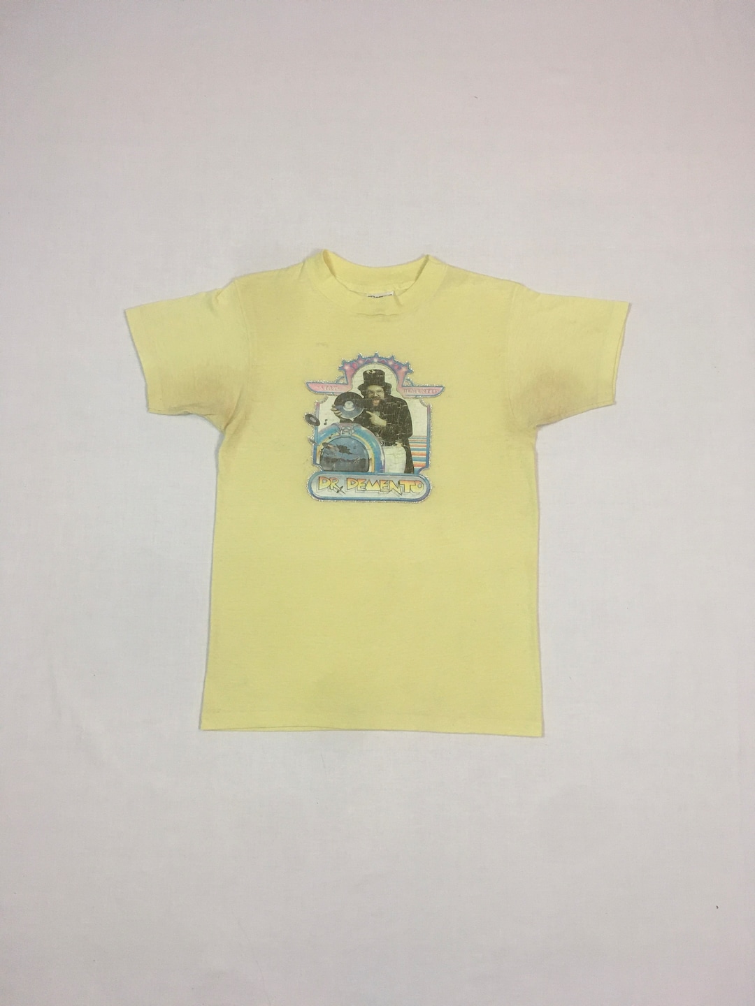 Vintage 80s Dr Demento Stay Demented Radio Dj Personality Iron on Hanes ...