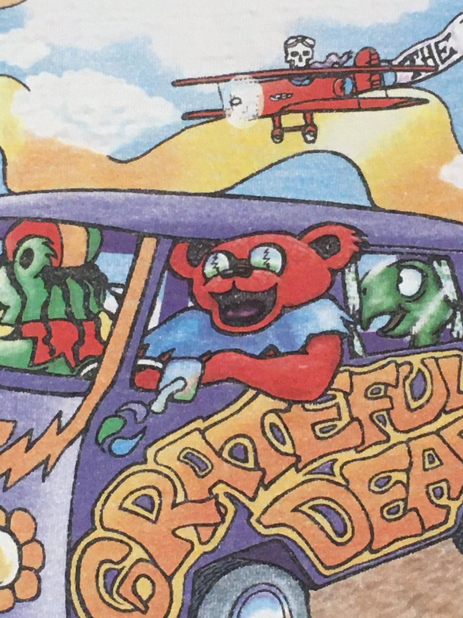 Vintage 90s 1994 Grateful Dead the Bus Came by and I Got on - Etsy
