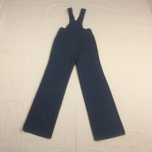 Vintage 70s Kmart NOS Blue Jean Bib Overalls Orange Stitch W30 ...