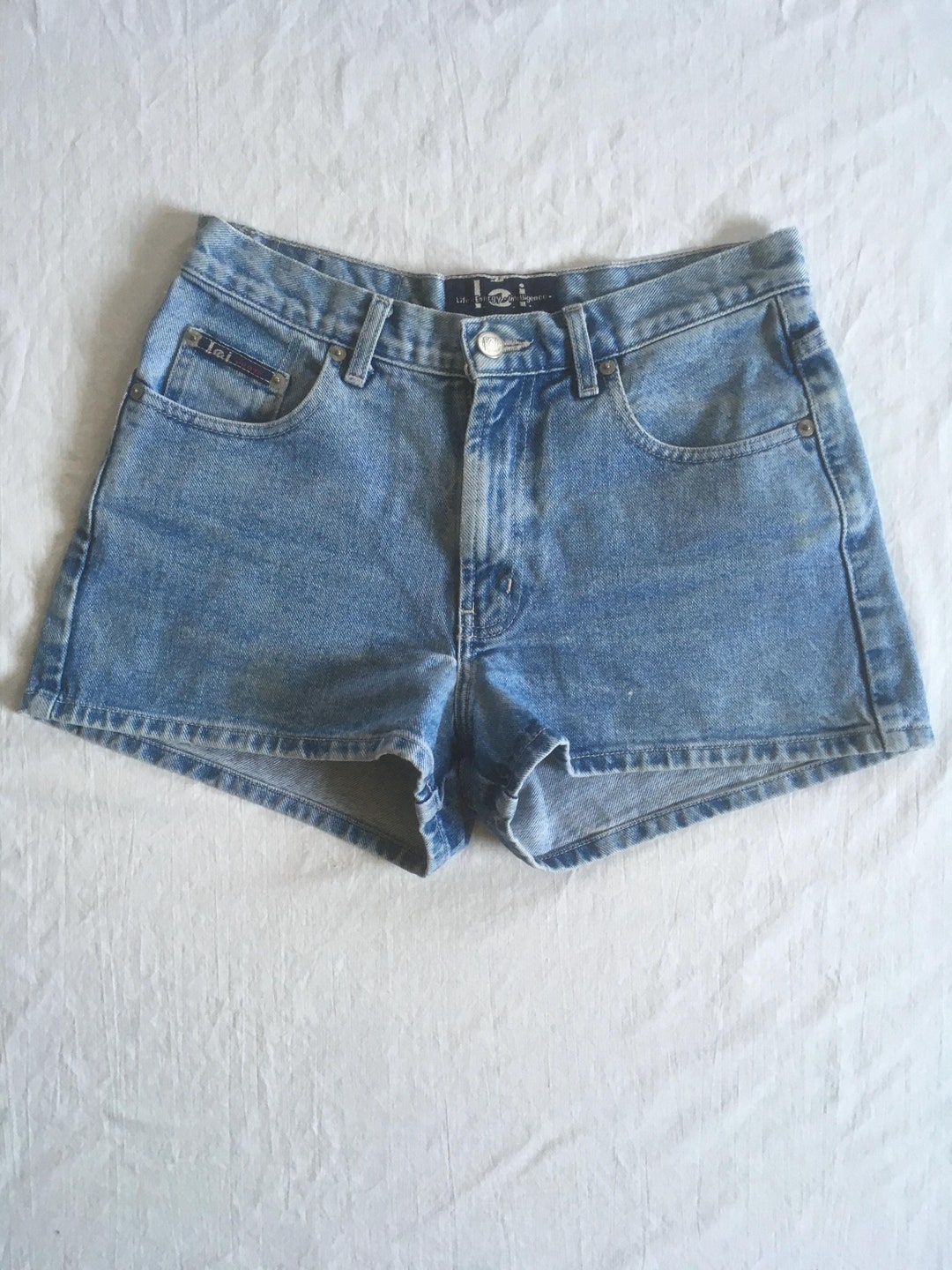 Vintage 90s Blue Jean Shorts Lei Jeans 29 Waist Life Energy ...