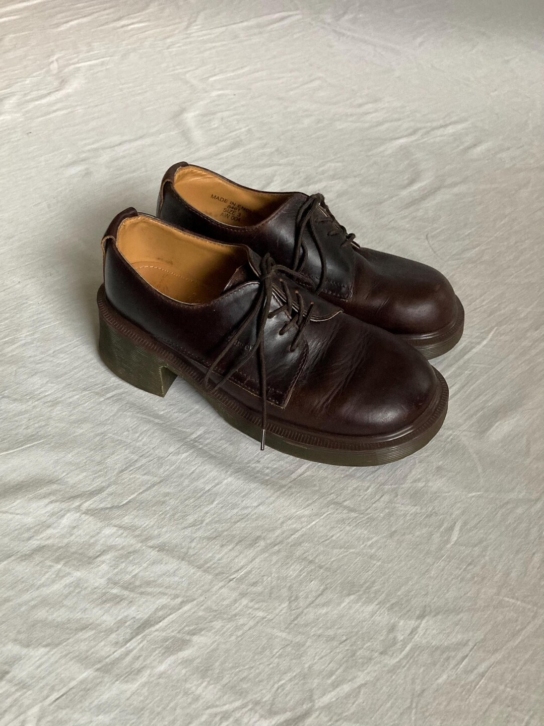 Vintage 90s Dr Martens Chunky Shoes the Original Docs Made in England ...