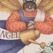 Vintage 90s Garden Angel Cat Stephanie Stouffer Art T Shirt 1990s ...