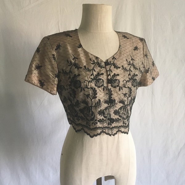 80s Bolero Blouse - Etsy