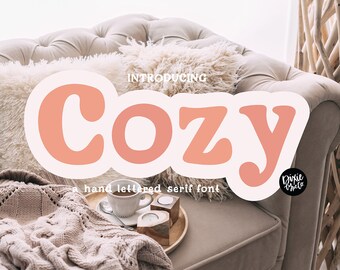Cozy Serif Font - Etsy