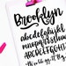 SVG Font INSTANT DOWNLOAD "brooklyn" Script Svg Font, Cut Font, Cursive ...