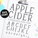 SVG Font INSTANT DOWNLOAD "apple Cider" Distressed Serif Svg Font ...