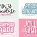 Jolly Christmas Font Bundle, Christmas Fonts, Font Bundle, Cricut, Fun ...
